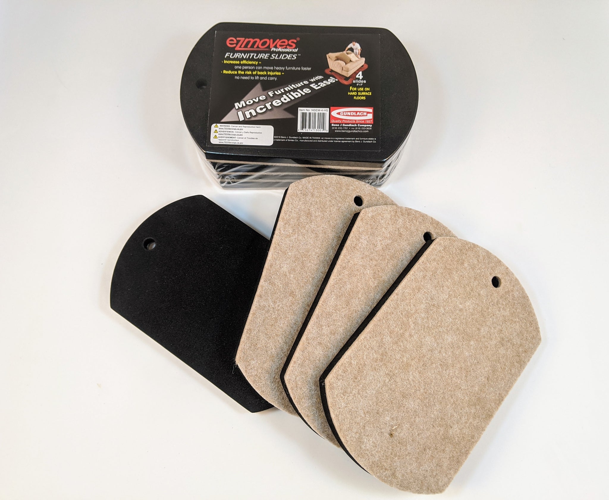 Furniture Slides for Hardwood and Tile; Junior or Professional Sizes ...